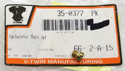 35-0377 V-Twin Carburetor Main Jet #170 for Harley FXD FLH FXR FLS FXL ...