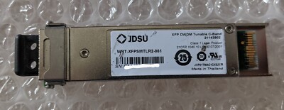 TESTED! JDSU WRT-XFPSMTLR2-001 XFP DWDM TUNABLE C-BAND TRANSCEIVER ...