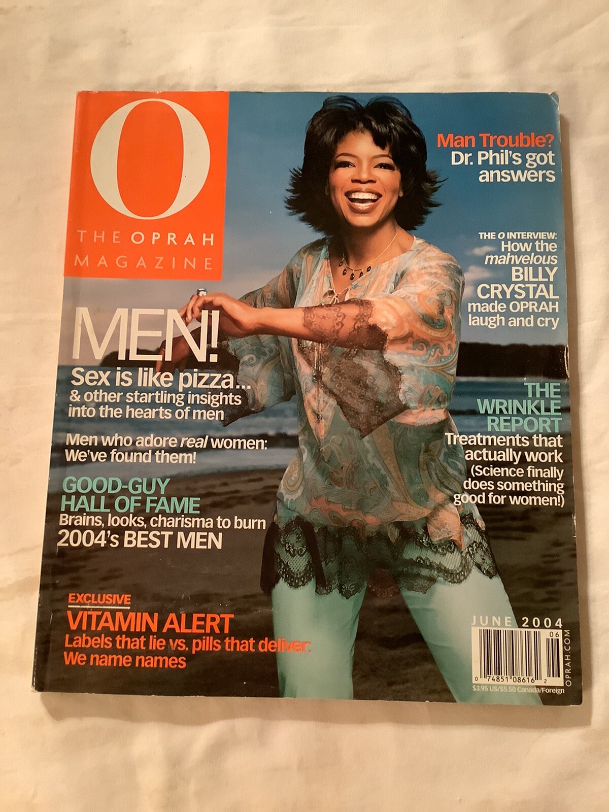 Lot 5 "O" The OPRAH Magazines 2003-04-10 Men / Wrinkles / Real Love ...