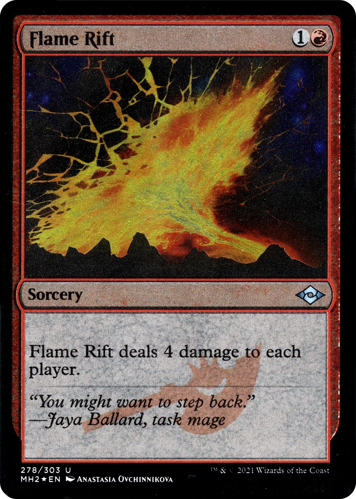 Flame Rift (Foil Etched) Modern Horizons 2 Foil for sale online | eBay