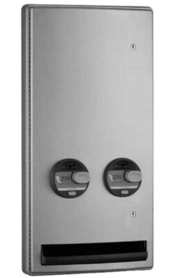 Bobrick 47064 25 ConturaSeries® Semi-Recessed 25 Cent Napkin/Tampon new ...