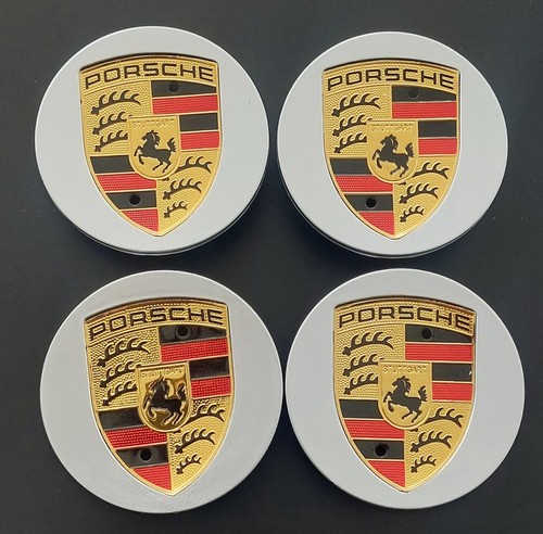 Porsche 911 Cayman Boxster Cayenne Panamera Macan Hubcaps | 4x | 65mm ...