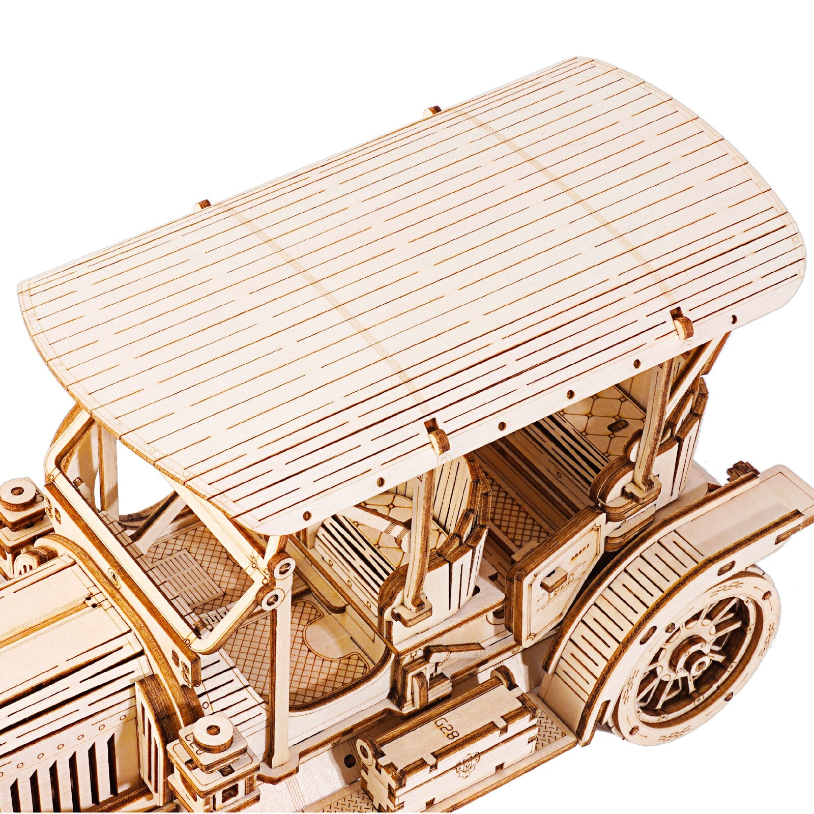 ROKR Vintage Car 3D Wooden Puzzle Retro Car Mode for Kids Adults Toys ...