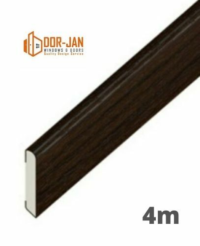 20mm Rosewood UPVC Plastic Trim Cloaking Fillet Window Bead Size 1m ...