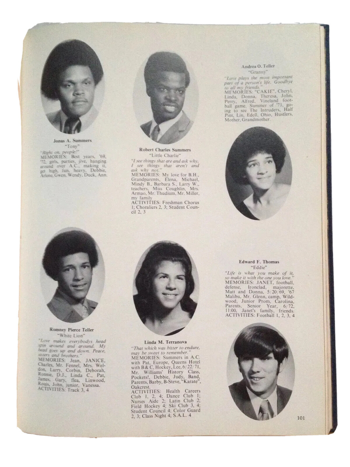 1972 OAKCREST HIGH SCHOOL YEARBOOK, THE CREST, MAYS LANDING, NJ | eBay