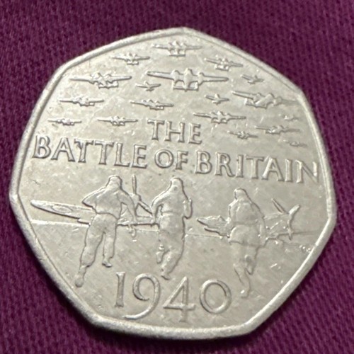 2015 RARE 75th Anniversary Battle of Britain 50p Coin | eBay UK