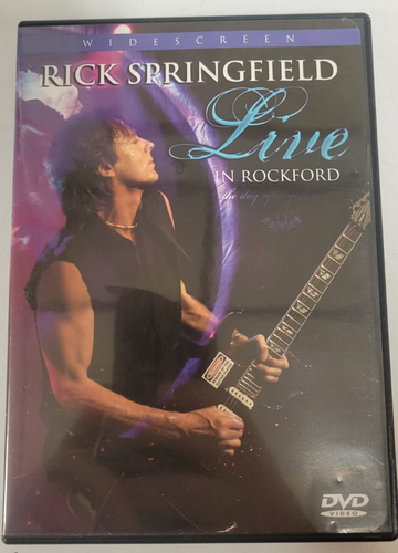RICK SPRINGFIELD LIVE IN ROCKFORD 2006 CONCERT MUSIC DVD/HARD TO FIND ...