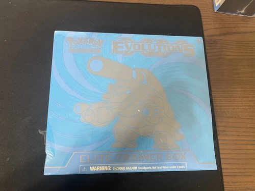 *Small rip* Pokémon TCG XY Evolutions Blastoise ETB Blue New Sealed #2 ...