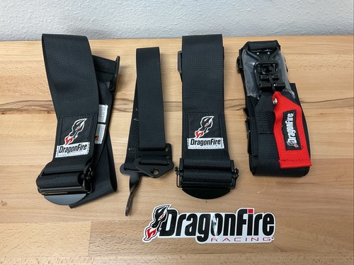 DragonFire 5-Point Harness - 3” Buckle Black | eBay