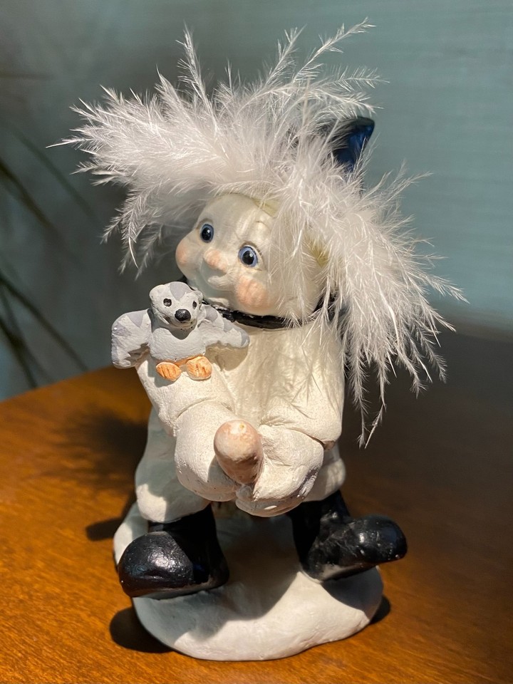 Dreamsicles Halloween Ghost Witch on Broom Black Cat Kristen '94 5 ...