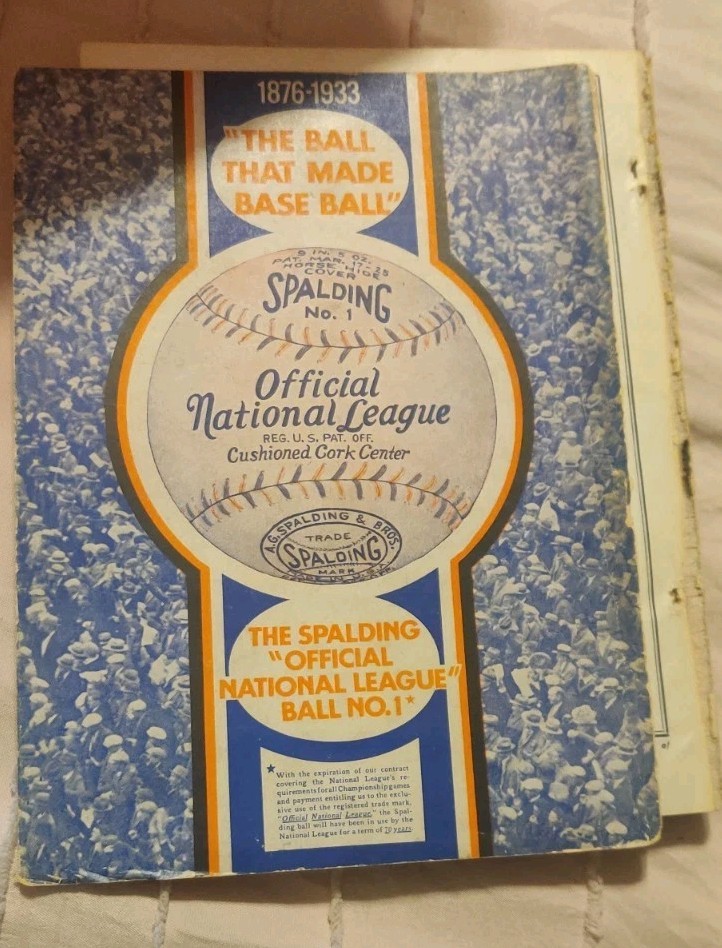 1933 Spalding Baseball Guide No. 100 Lou Gehrig Yankees | eBay