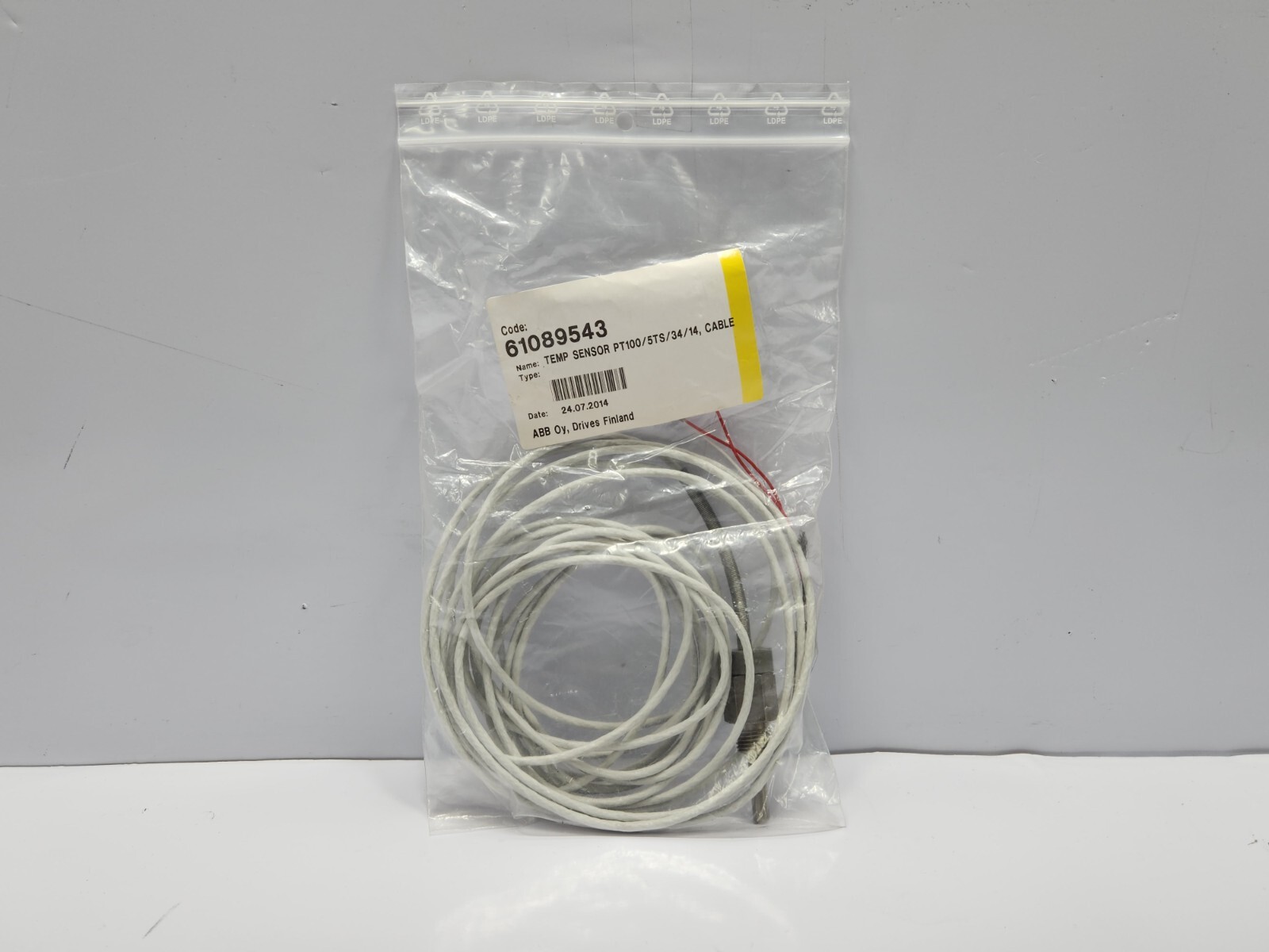 ABB 61089543 PT100 TEMPERATURE SENSOR - LOT OF 2 | eBay