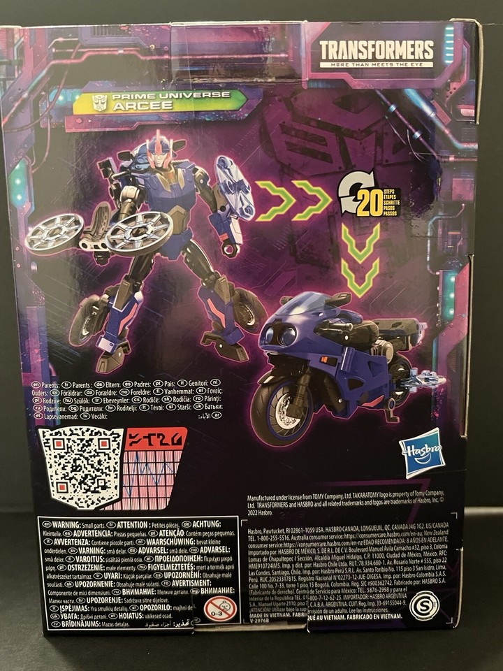 Hasbro Transformers Legacy Prime Univese Arcee Action Figure Deluxe ...