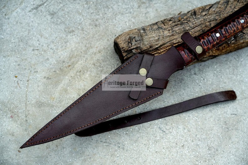 Custom Handmade Carbon Steel Blade Tactical Spear Sword - Hunting Spear ...