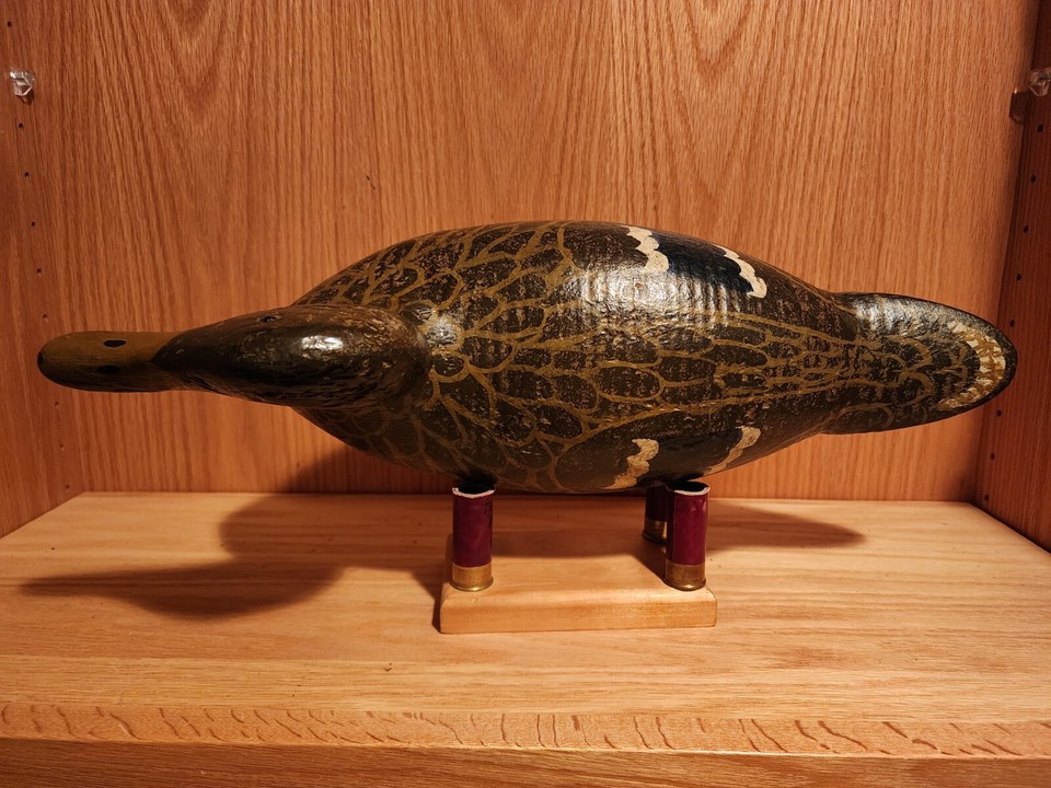 Original 1930s Benz Superior Hen Mallard Wood Duck Decoy Jefferson City ...