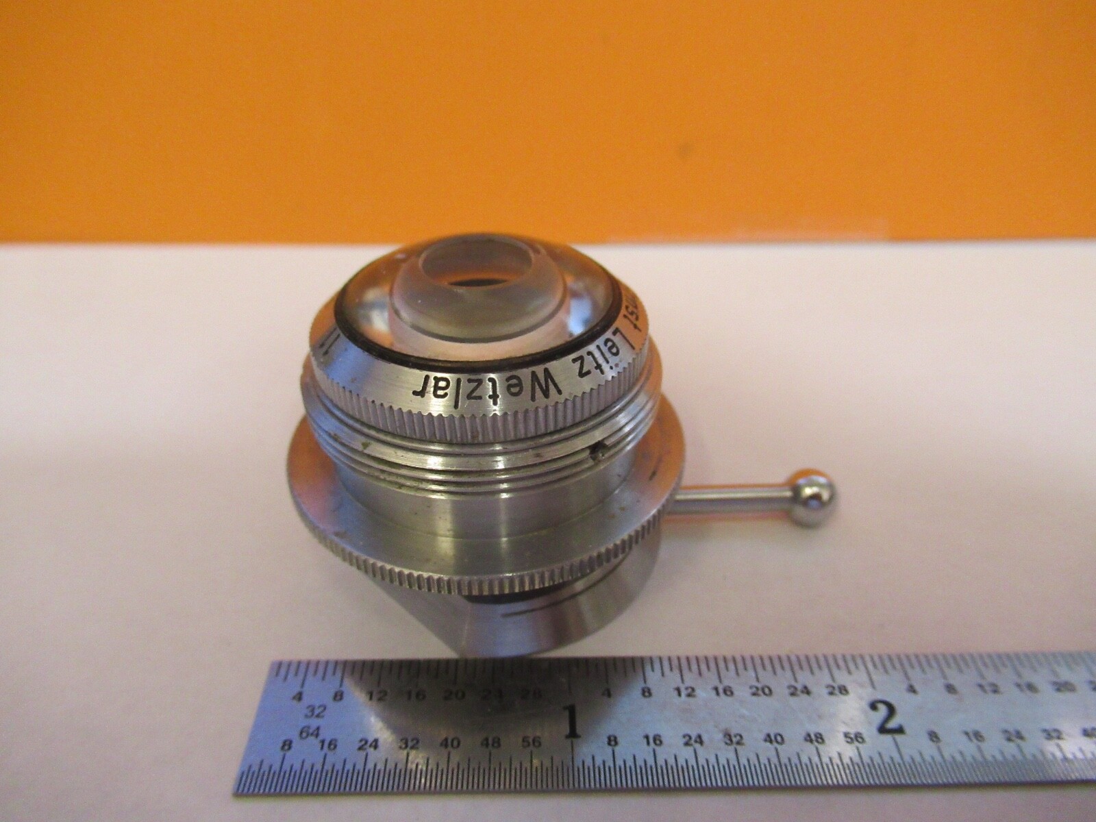 LEITZ WETZLAR ULTROPAK CONDENSER OPTICS MICROSCOPE PART AS PICTURED &8M ...