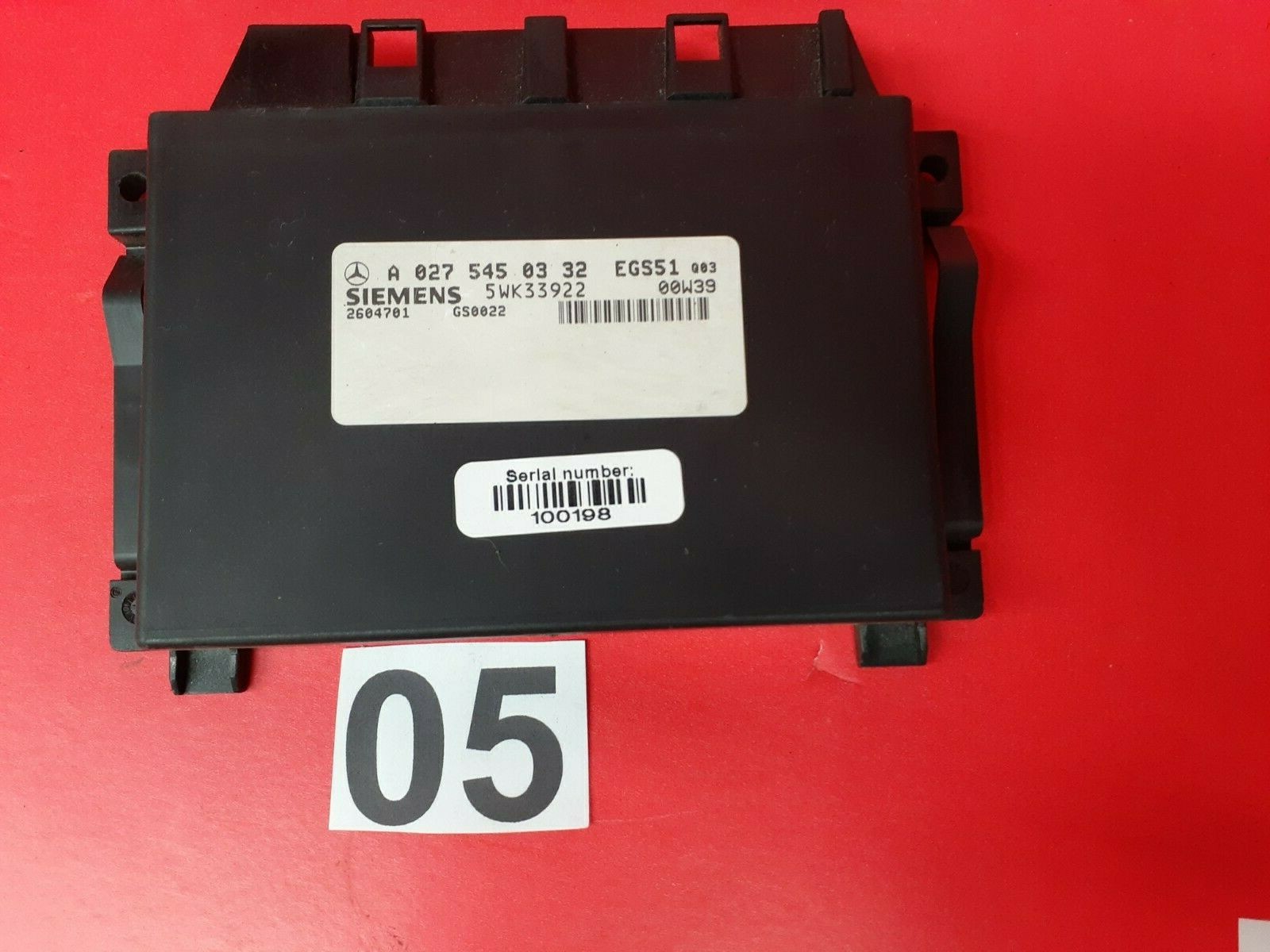 B5 MERCEDES SLK320 SLK 320 TRANSMISSION COMPUTER MODULE OEM | eBay