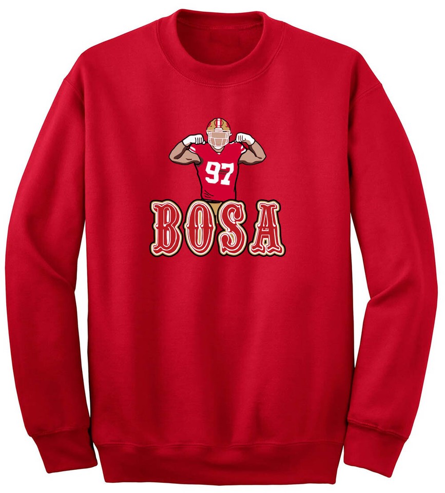 Nick Bosa San Francisco 49ers BOSA PIC HOODED SWEATSHIRT | eBay