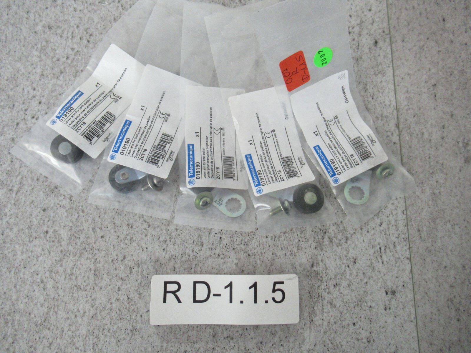 5x 019190 ZCY18 Roller Lever for Position Switch Unused | eBay