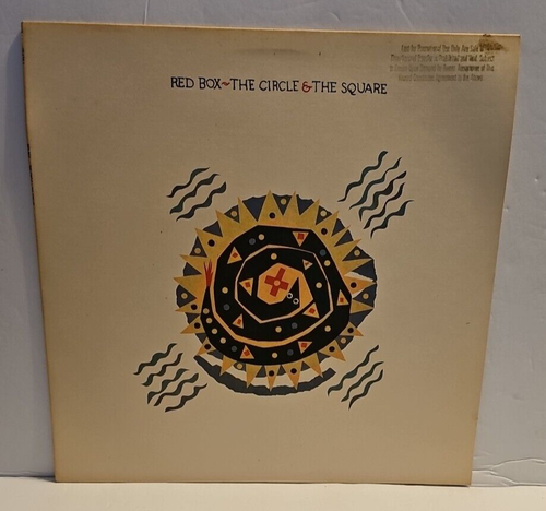Red Box The Circle & The Square LP Vinyl 33RPM Promo Record | eBay