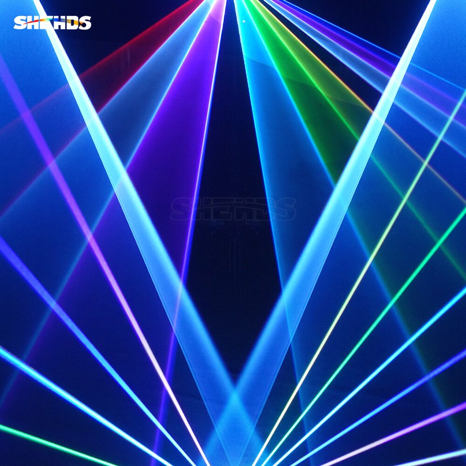 New version 6W ILDA 3D Animation Laser RGB Full Color Light Projecte ...