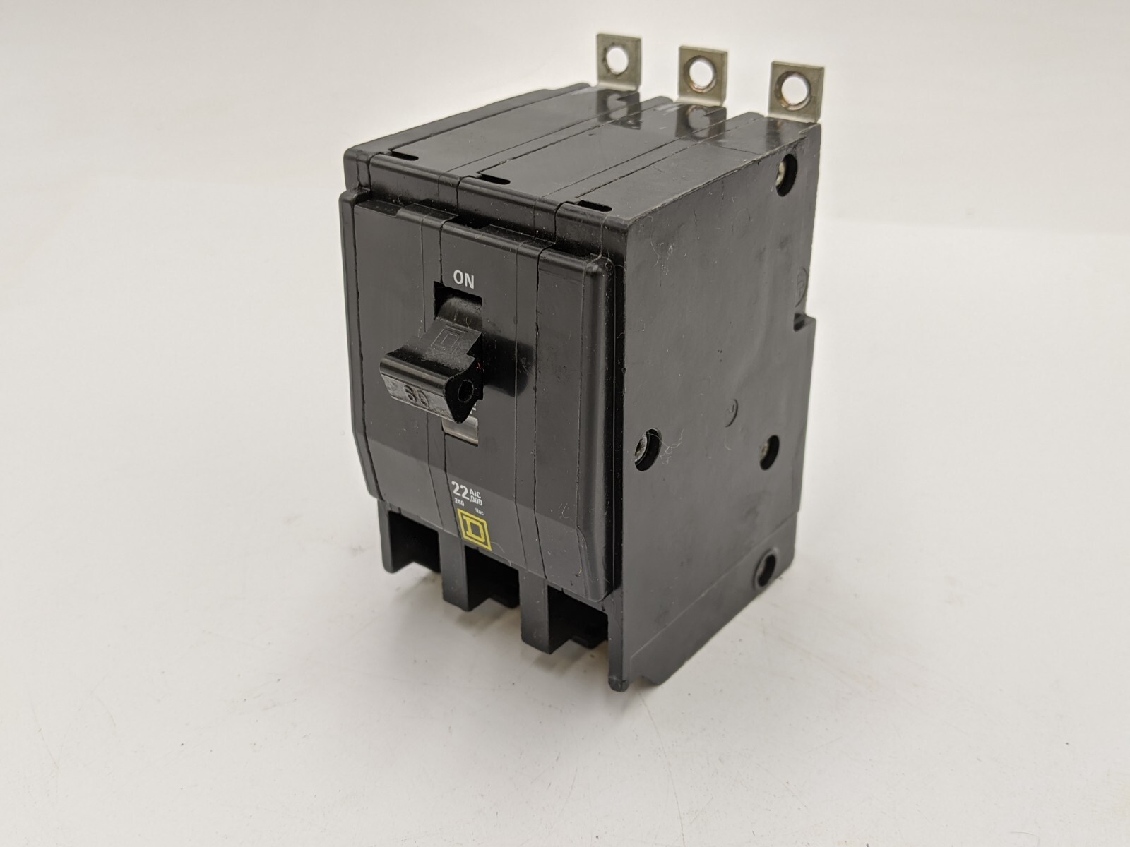 Square D QOB360VH Bolt On Circuit Breaker 60A 3P 240V 22AIC QOB QOB-360 ...