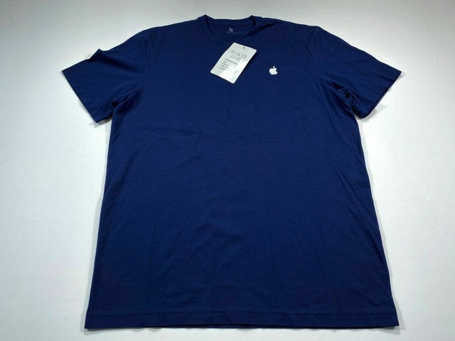Apple Employee T-Shirt Blue Short Sleeve Unisex NWT - Pick Your Size | eBay