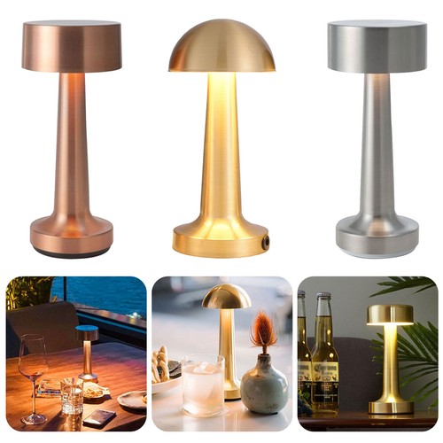Rechargeable Led Table Lamp Touch Sensor Desk Light Room Restaurant Bar ...