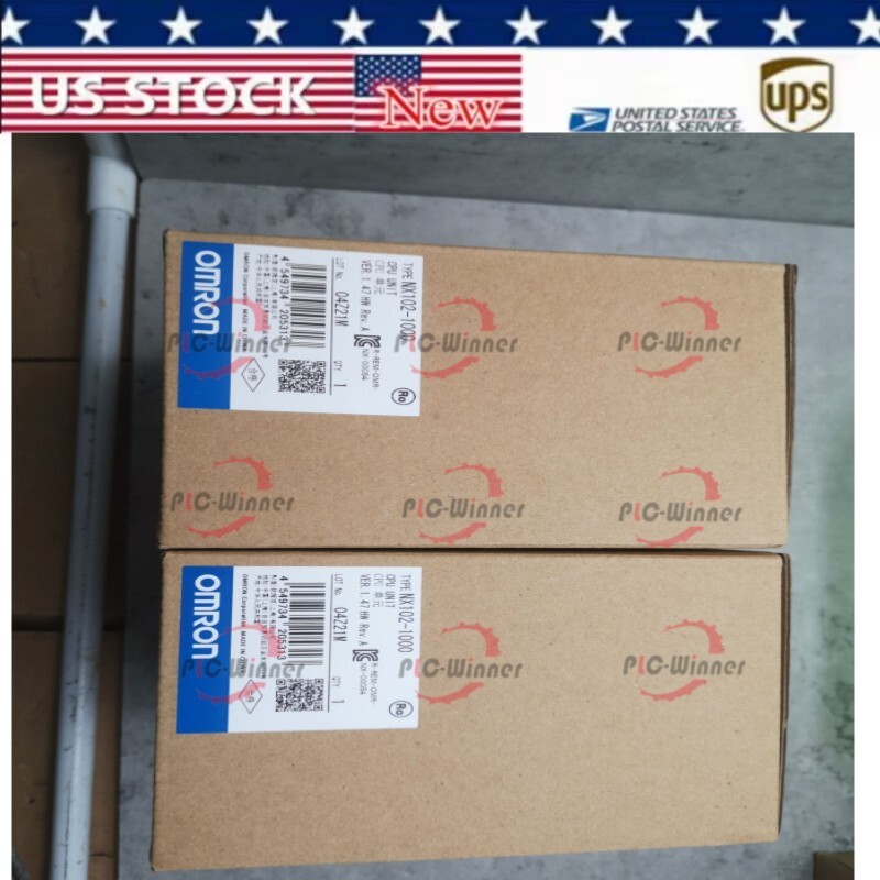 1 PC OMRON New in Box NX102-1000 CPU Unit NX1021000 PLC Module | eBay
