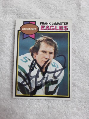 1979 Frank LeMaster Topps Twice Signed/Autograph Card Philadelphia ...