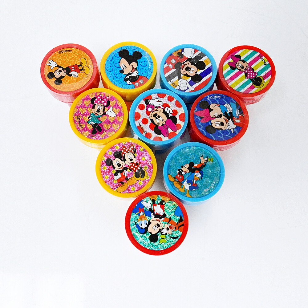 10pcs Mickey Mouse and Friends Stamps Stampers Self-inking Birthday ...