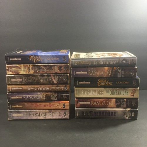 Forgotten Realms RA Salvatore Book Lot of 13 Paperback Books Ex-Library ...