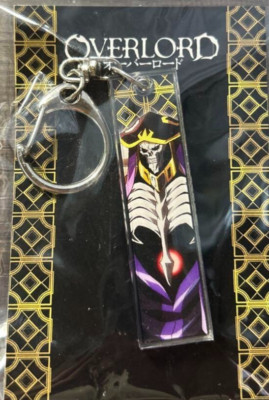 Japanese anime Overlord Acrylic stick Keychain Momonga Aniz Ooal Gown ...