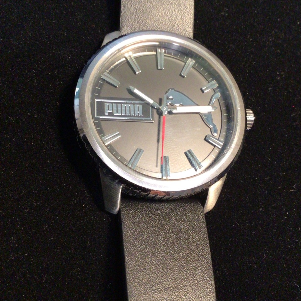 Puma Men's ULTRAFRESH Ultrasize Stainless, Black Dial, Watch, New ...