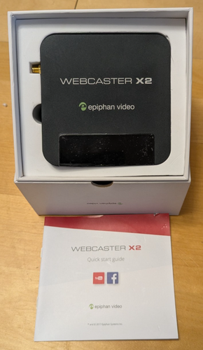 Epiphan Webcaster X2 EPI-ESP1382 Facebook & YouTube & Twitch Encoder ...