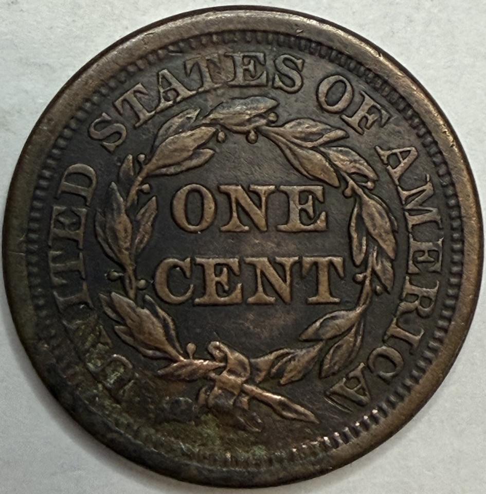 1849 - Braided Hair Large Cent - Exact Coin Imaged #LC463 | eBay