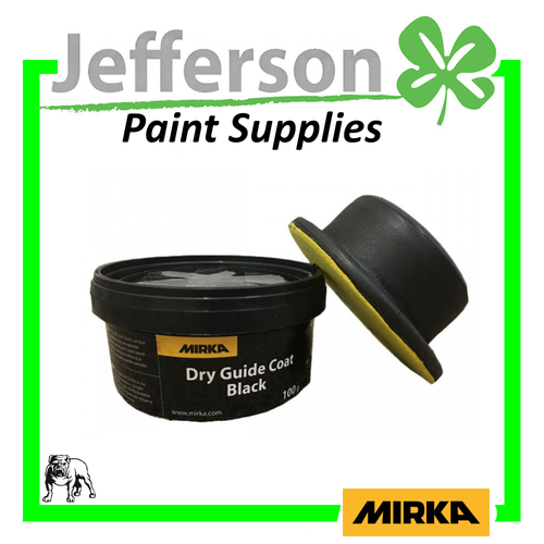 Mirka Dry Guide Coat Black 100g - Powder Imperfection Sanding Guide ...