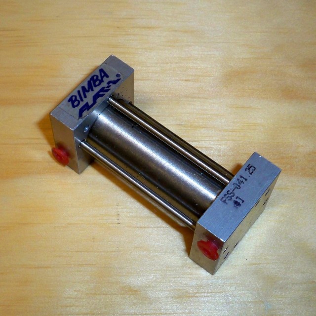 Bimba Square FLAT-1 Single-Acting Compact Pneumatic Cylinder FSS-041.25 ...