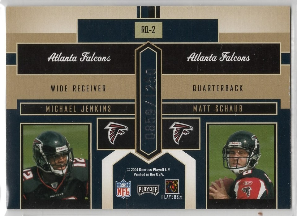 2004 Playoff Honors Rookie Quads Larry Fitzgerald & Hall & Jenkins ...