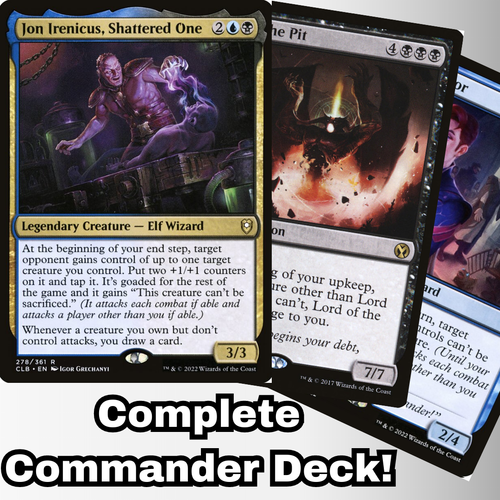 MTG Commander EDH Deck Jon Irenicus, Shattered One 100 Magic Cards ...