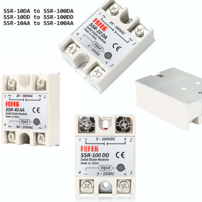 Solid State Relays SSR-10DD~SSR-100DD, SSR-10DA~SSR-100DA, SSR-10AA~SSR ...