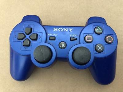 Vintage SONY Wireless Controller Play Station Model CECHZC2U Blue | eBay