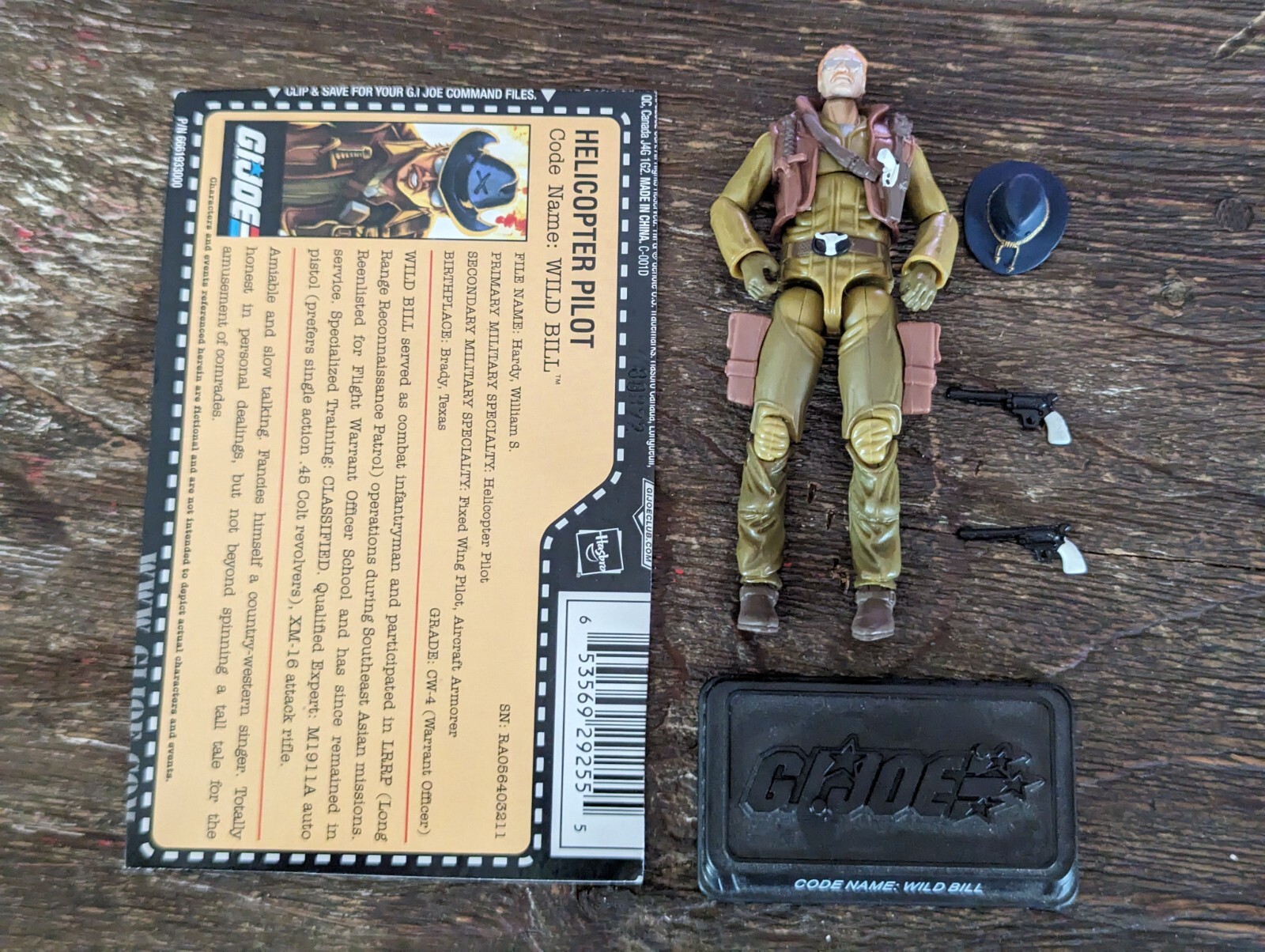 2008 Hasbro GI Joe Wild Bill V11 25th Anniversary Complete Figure W ...