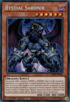 Yu Gi Oh ! Bystial Saronir MP23-FR158 Secret Rare en Français | eBay