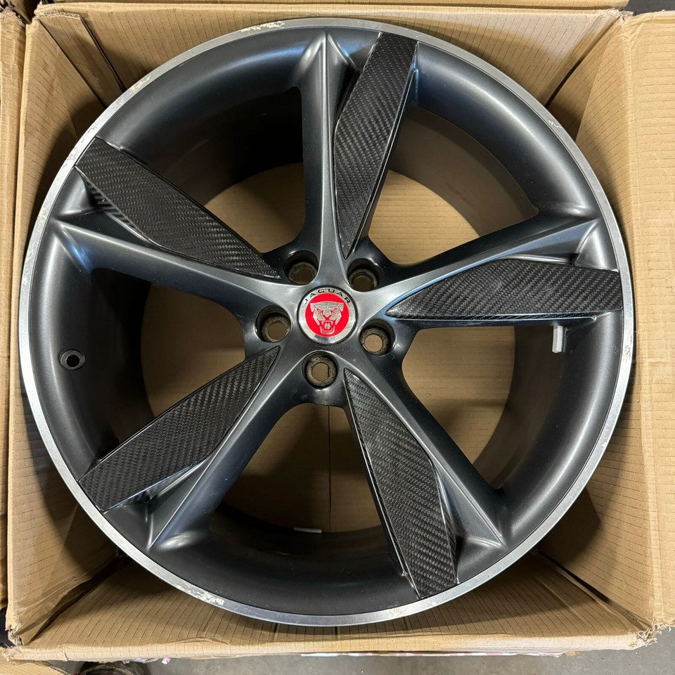 Set Of 4 Jaguar F Type 20" Blade Wheels Carbon OEM Alloys T2R20830 ...
