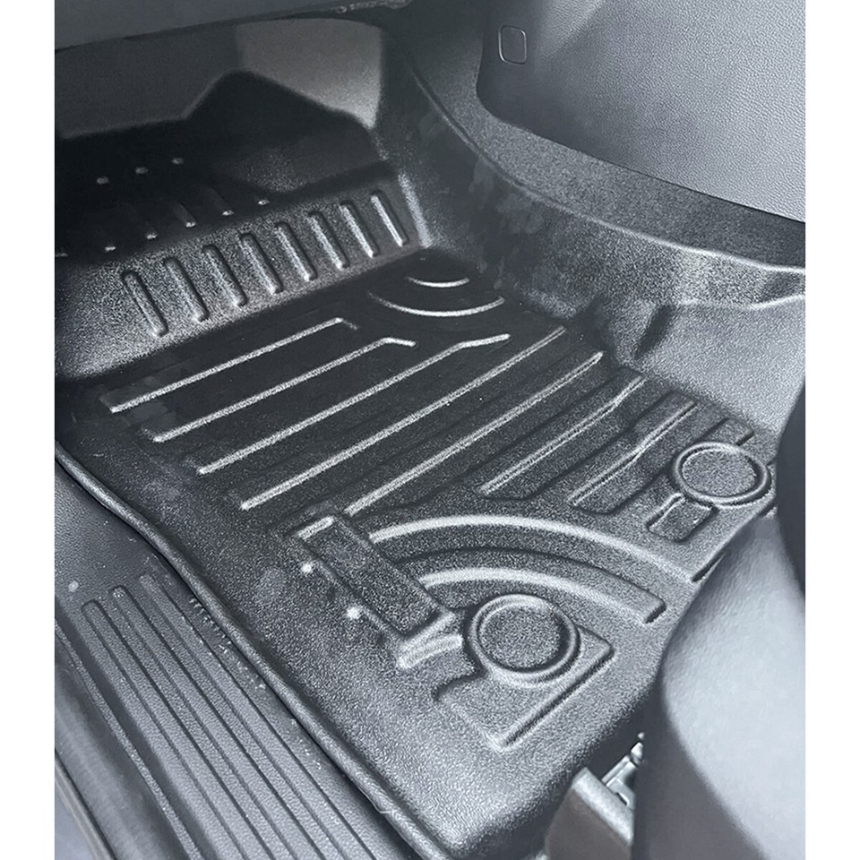 3D Tailored Deep Tray Car Rubber Floor Mats for Ford Ranger Wildtrak ...