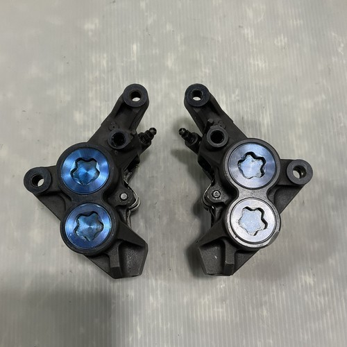 98-01 YZF R1 FRONT BRAKE CALIPERS SET OEM LEFT RIGHT PADS | eBay