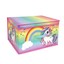 Large Collapsible Storage Box Folding Jumbo Storage Chest Kids Room Toy ...