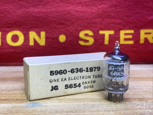 GE JG-5654 / 6AK5W Vacuum Tube Tested 94% | eBay