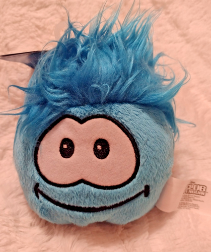 Disney Club Penguin Blue Puffle Plush 6” With Tag NO COIN 2008 | eBay